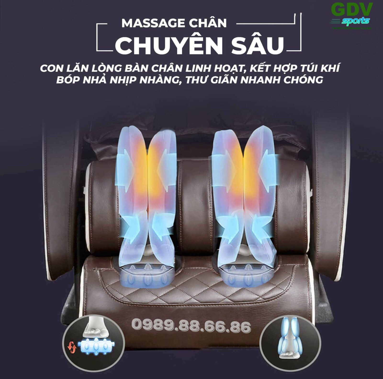 Ghế massage Okinawa OS-336 - Gia Dụng Việt chuyên đồ gia dụng hàng đầu Việt Nam
