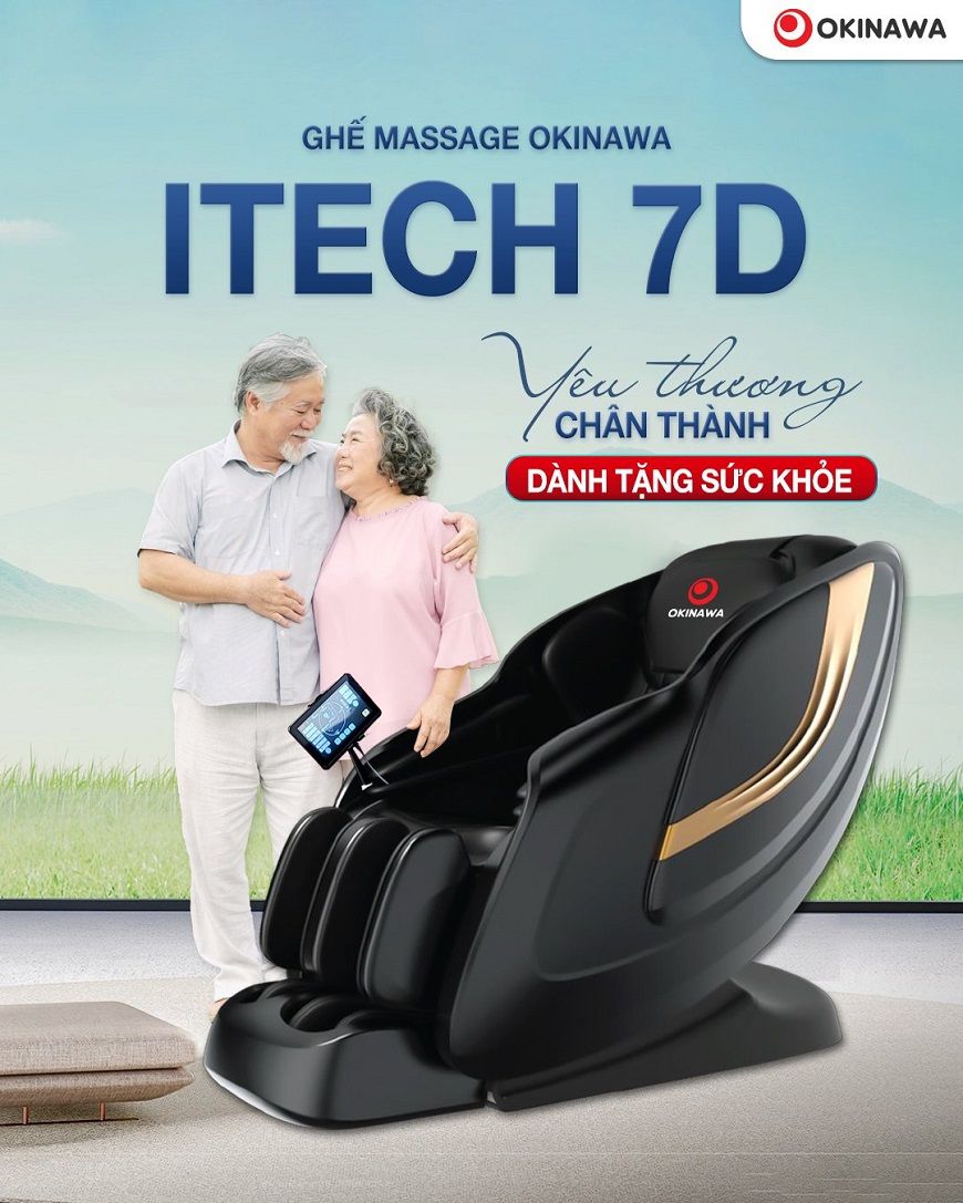 Ghế Massage Okinawa ITECH 7D - Gia Dụng Việt chuyên đồ gia dụng hàng ...