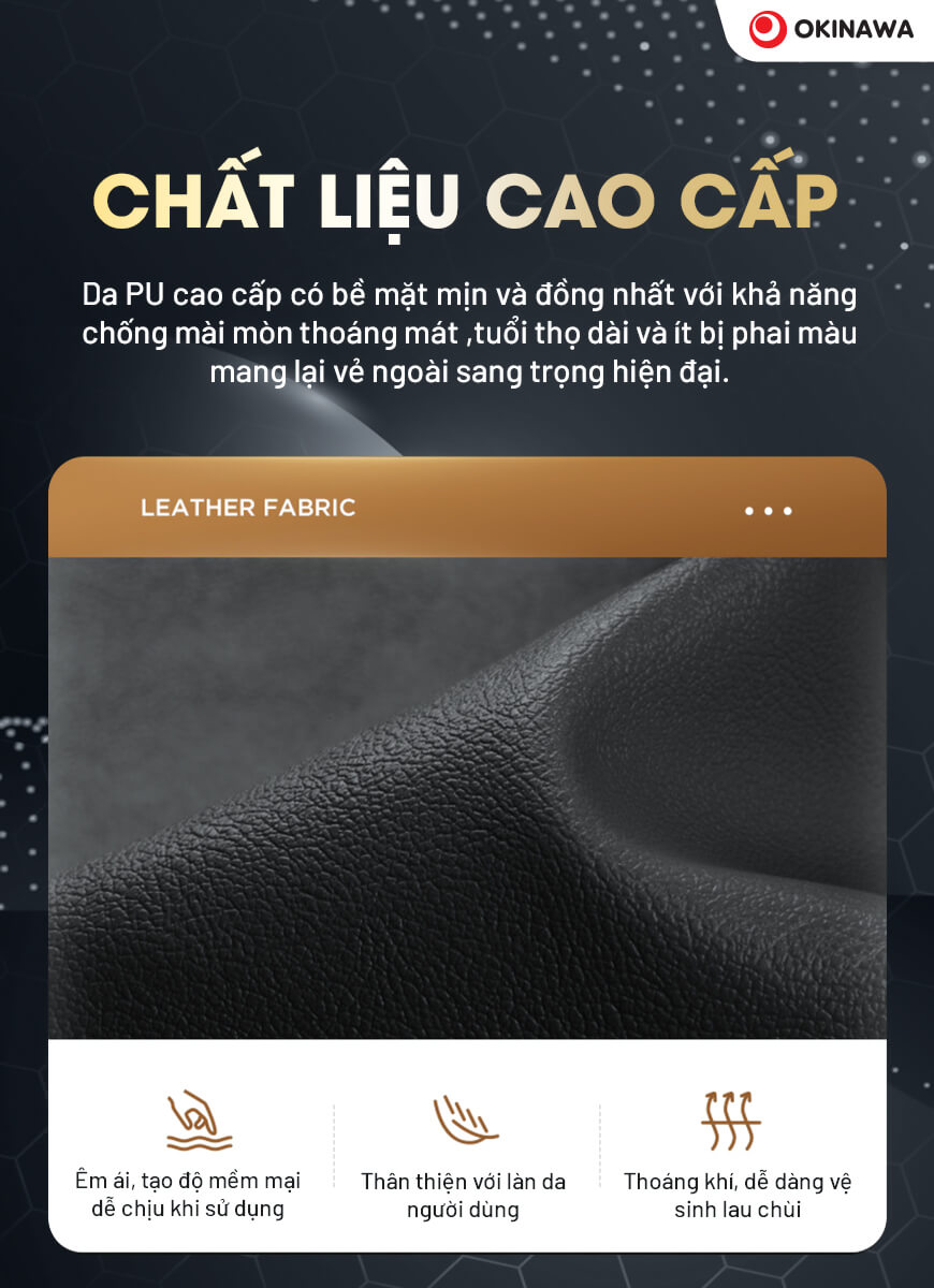 Ghế Massage Okinawa OS-569 - Gia Dụng Việt chuyên đồ gia dụng hàng đầu Việt Nam